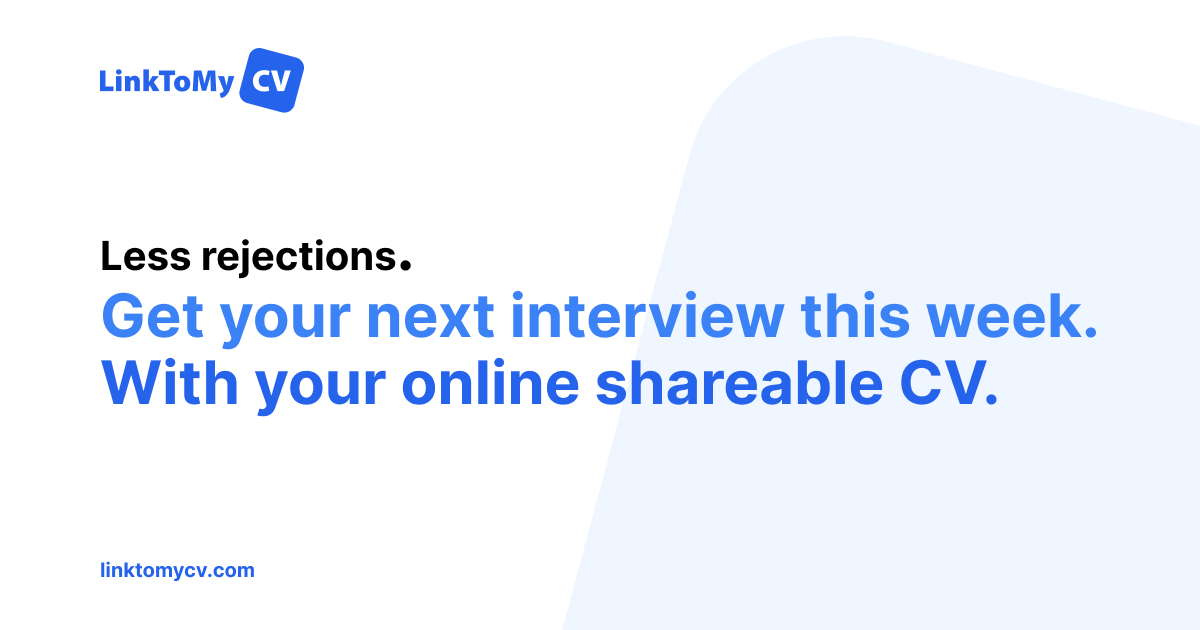 Create your perfect CV in minutes